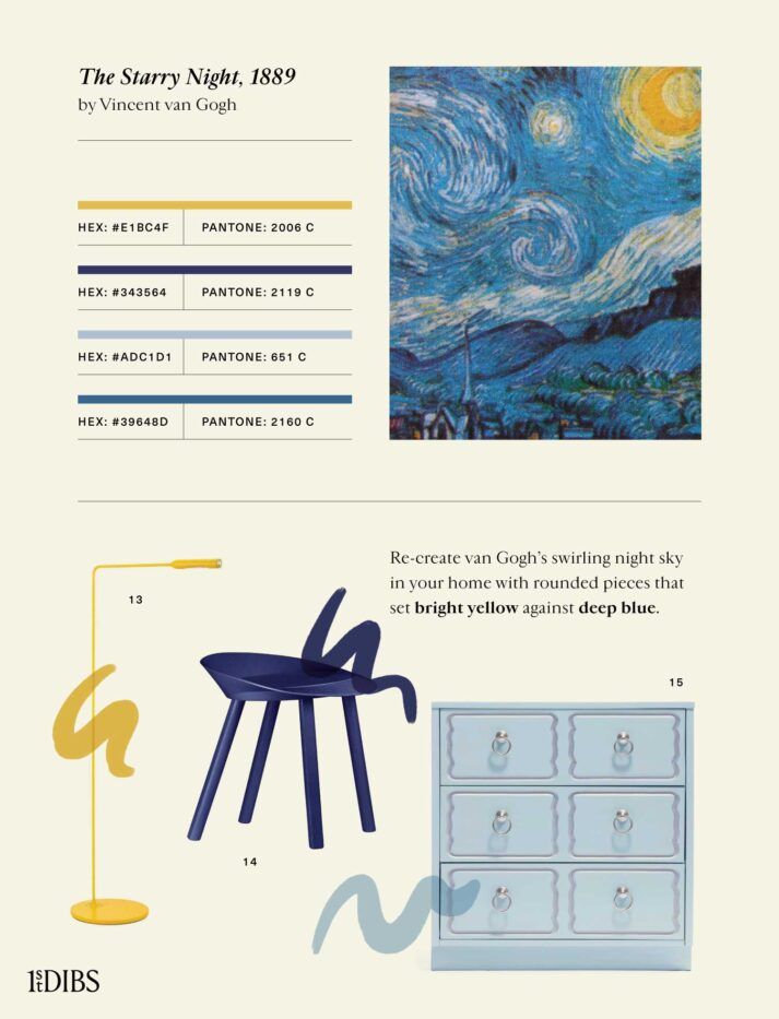 10 Color Schemes Based on Famous Paintings | The Study