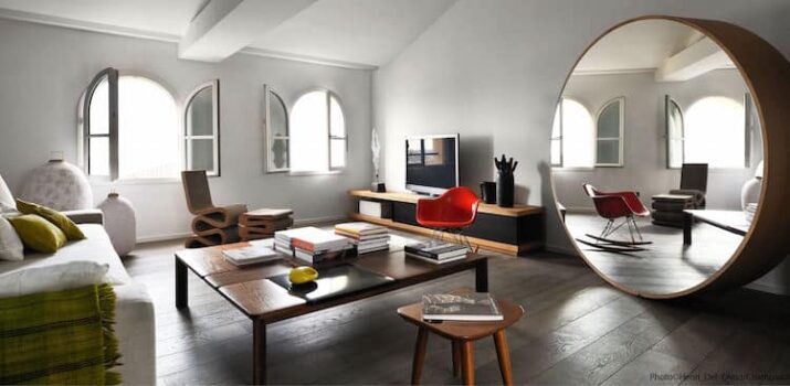 12 Rooms with Dramatic, Unexpected Mirrors - The Study