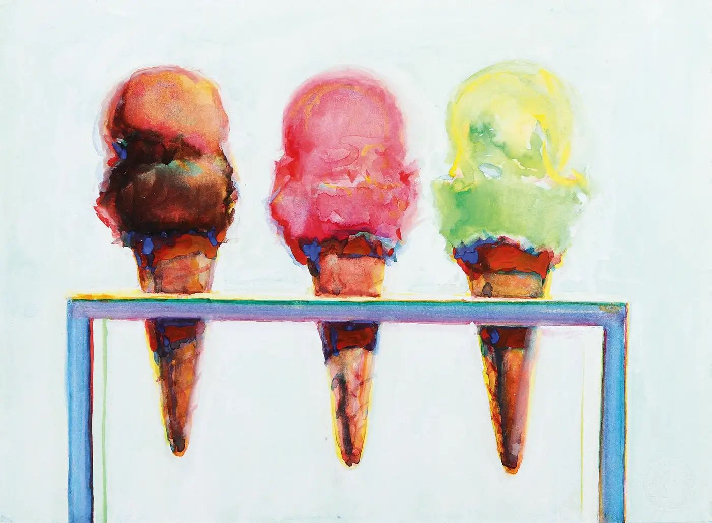 This Tempting Wayne Thiebaud Watercolor Is the Perfect Summer Treat ...