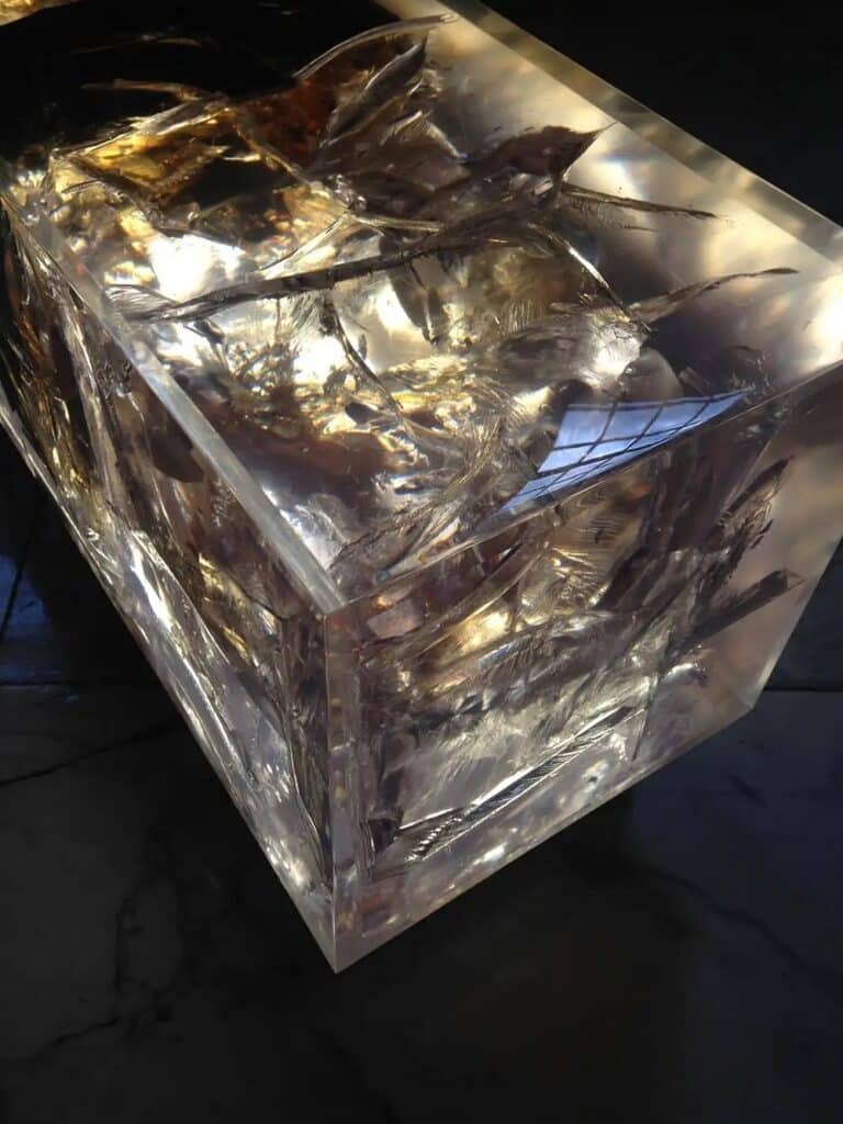 Tom Price Sculpted One of These Benches from Resin, the Other from Coal ...