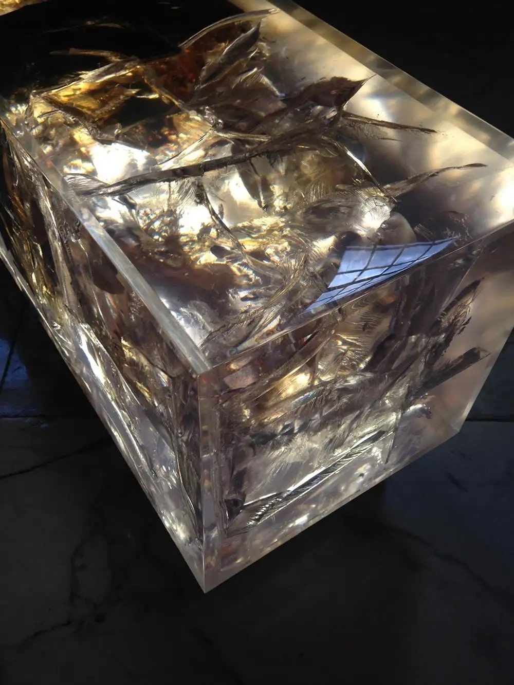 Tom Price Sculpted One of These Benches from Resin, the Other from Coal ...