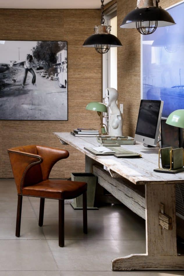 17 Interiors with Rustic Reclaimed Wood - The Study