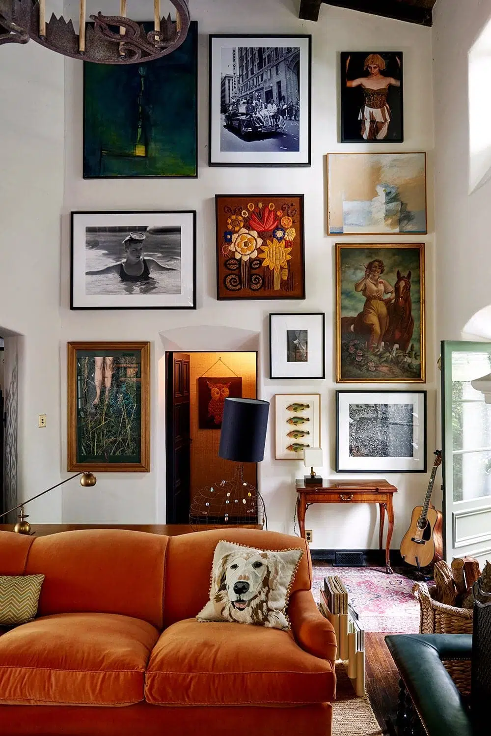 29 Creative Homes with Art Hung on Salon-Style Gallery Walls | The Study