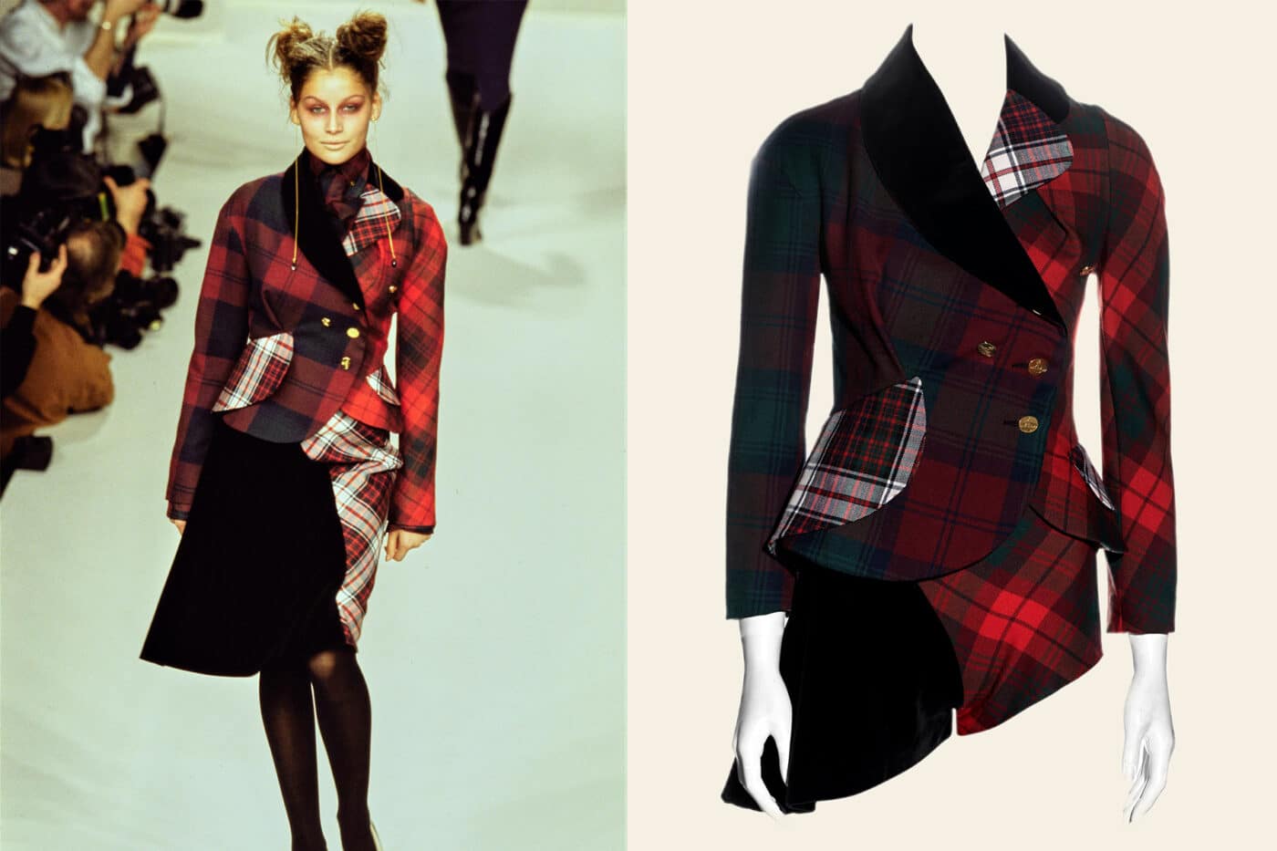 Vivienne Westwood's Punk Spirit Lives On in This '90s Tartan Ensemble ...